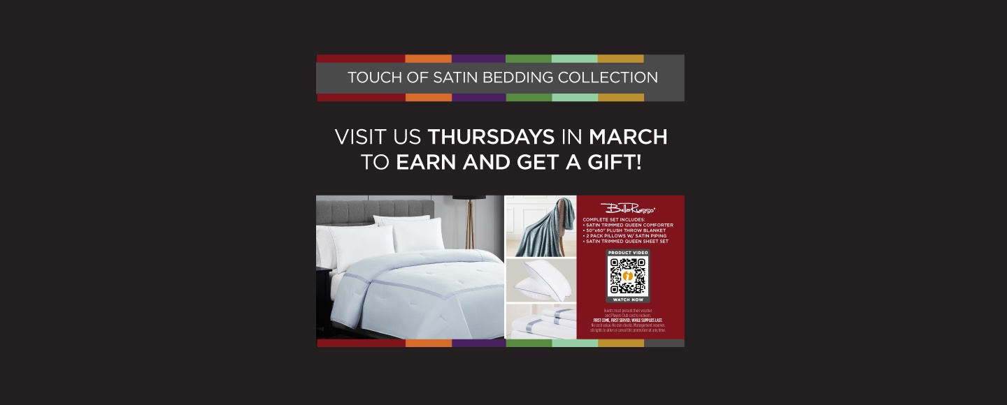 Bella Russo Touch of Satin Bedding Collection - Sandia Resort & Casino